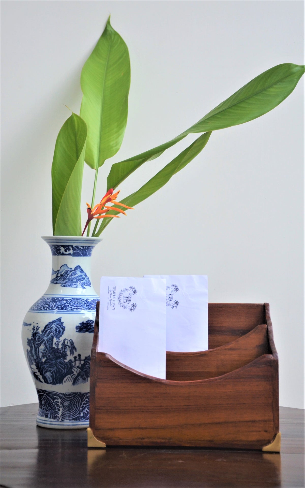 Temple Town Signature Teak Envelope Holder